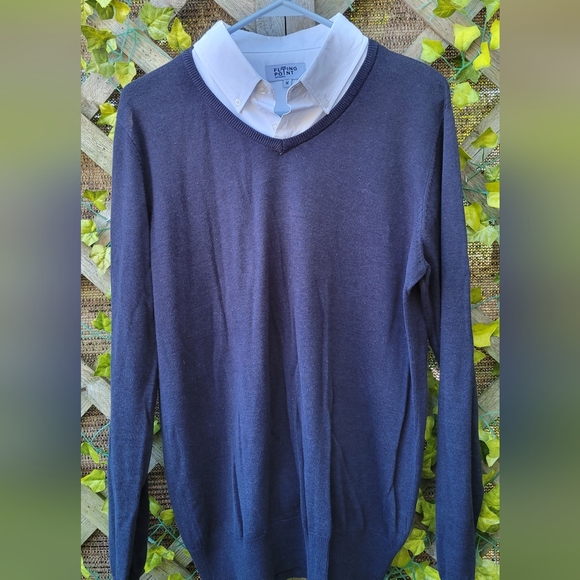 Flying Point Apparel | Shirts | Flying Point Apparel 2in Vneck Sweater ...